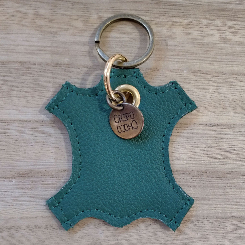 Porte Clefs en cuir symbole cuir - Accessoires en cuir | Crepochoco.fr